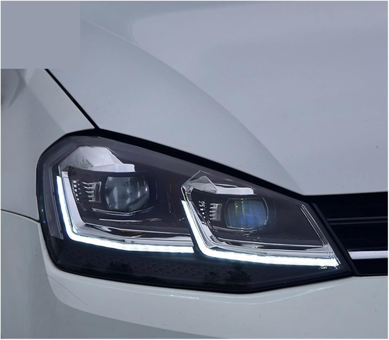 Headlight Assembly Compatible with VW Golf 7 2012-2017 Golf MK7 2018 ...