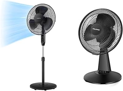 Amazon.com: Tangkula Pedestal Fan, Oscillating Standing Fan with Remote ...