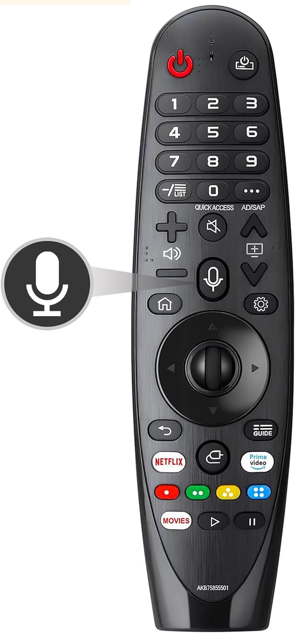 Voice Magic Remote Control for LG UHD OLED QNED NanoCell 4K 8K Smart TV ...