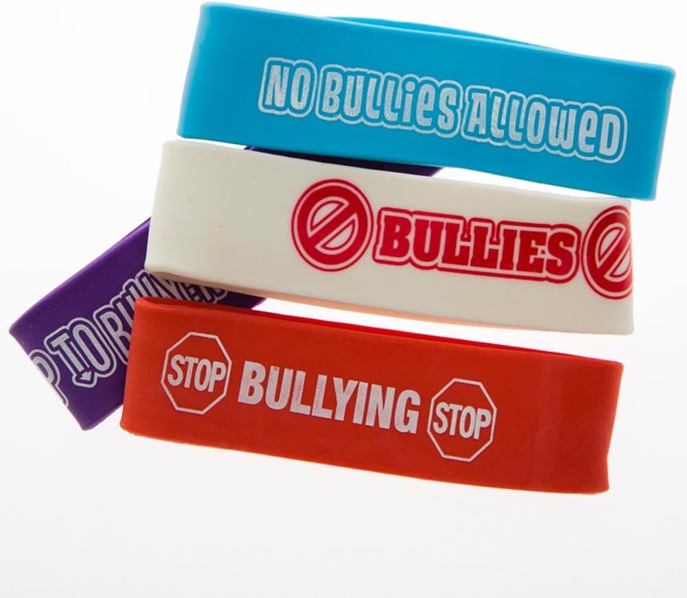 Amazon.com: Anti-Bullying Big Band Bracelets : Toys & Games