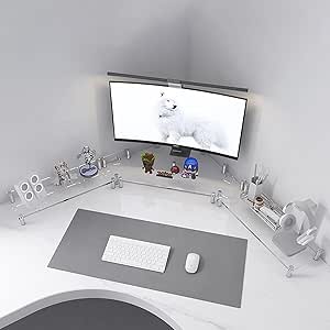 Amazon.com: Corner Monitor Stand Computer Screen Corner Riser for Desk ...