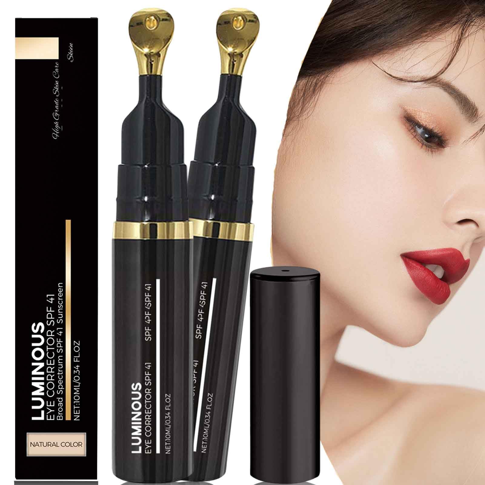 Amazon.com: 2PCS Dermatology Luminous Eye Corrector SPF 41, Under Eye ...