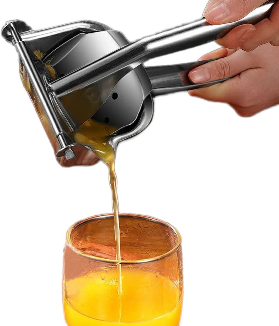 Amazon.com: EEYZD Hand Juicer, 304 Stainless Steel Handheld Fruit ...