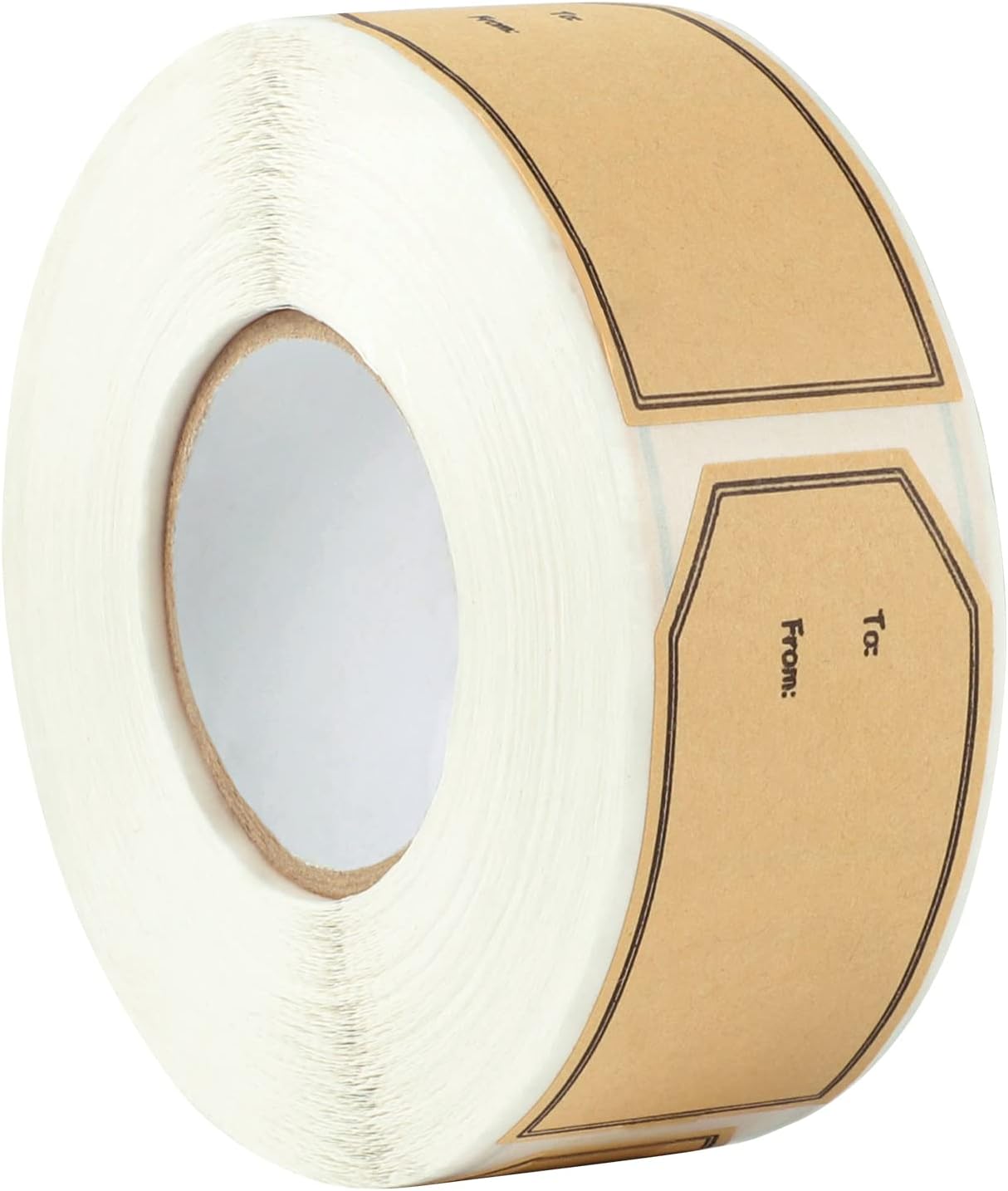 Amazon.com : 300 Pcs 2" x 3" Kraft Label Stickers Tags Name Labels ...