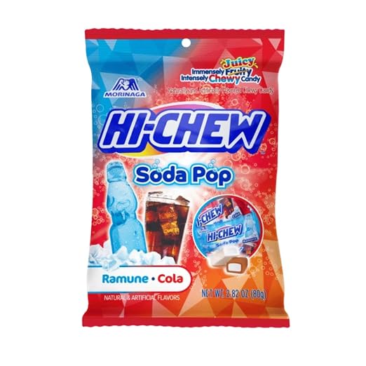 Amazon.com : Hi-Chew Japanese Chewy Candy, Soda Pop Mix, Ramune/Cola ...