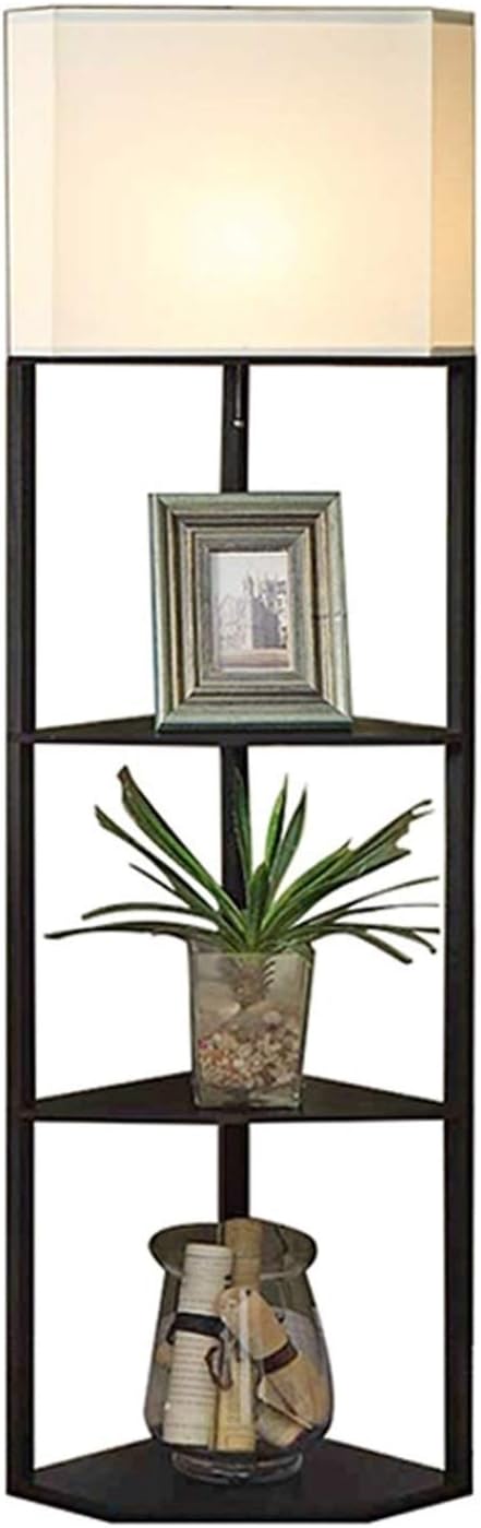 Slow Time Modern Shelf Floor Lamp Combination, Corner Standing Lamp ...