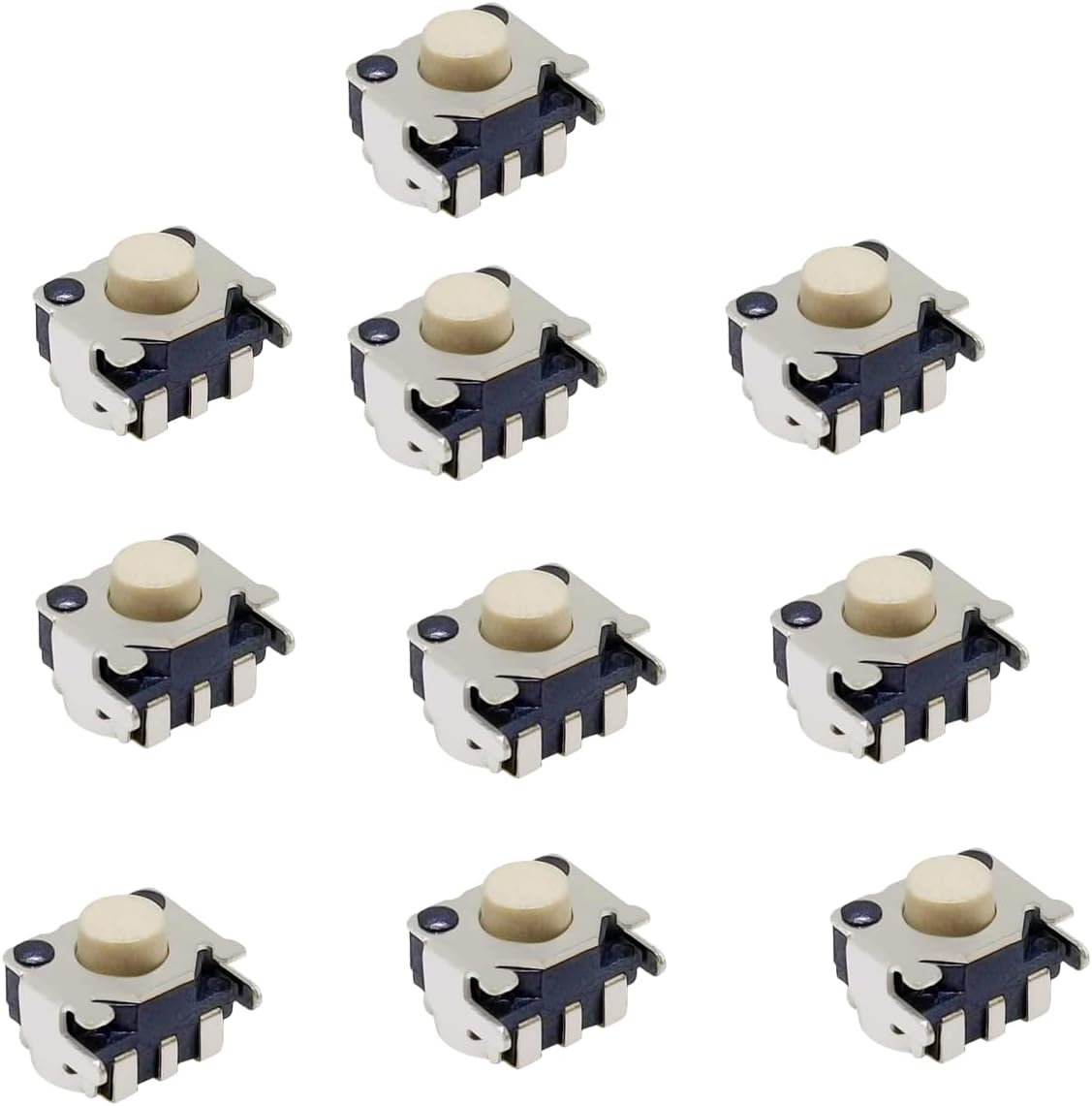 Amazon.com: 10 PCS L R Tactile Bumper Micro Switch Button for Nintendo ...