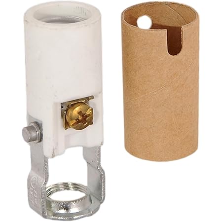 Amazon.com: B&P Lamp® Candelabra Base, Candle Socket with 1/8 F Hickey ...