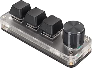 Amazon.com: Blue Switch One Handed Macro Mechanical Keyboard, OSU ...