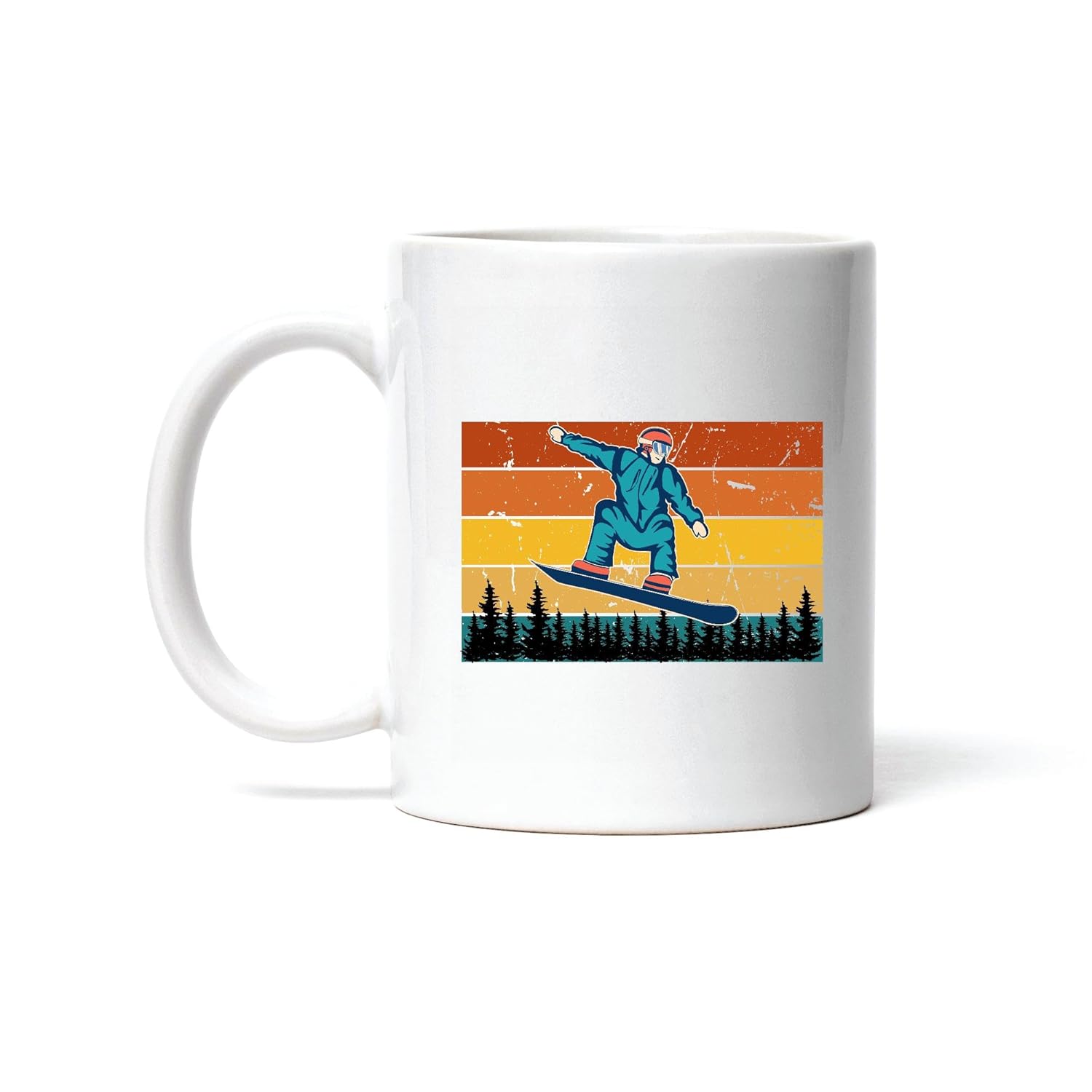 Amazon.com: Snowboard Snow Ski Gifts for Winter Sport Lovers Vintage ...