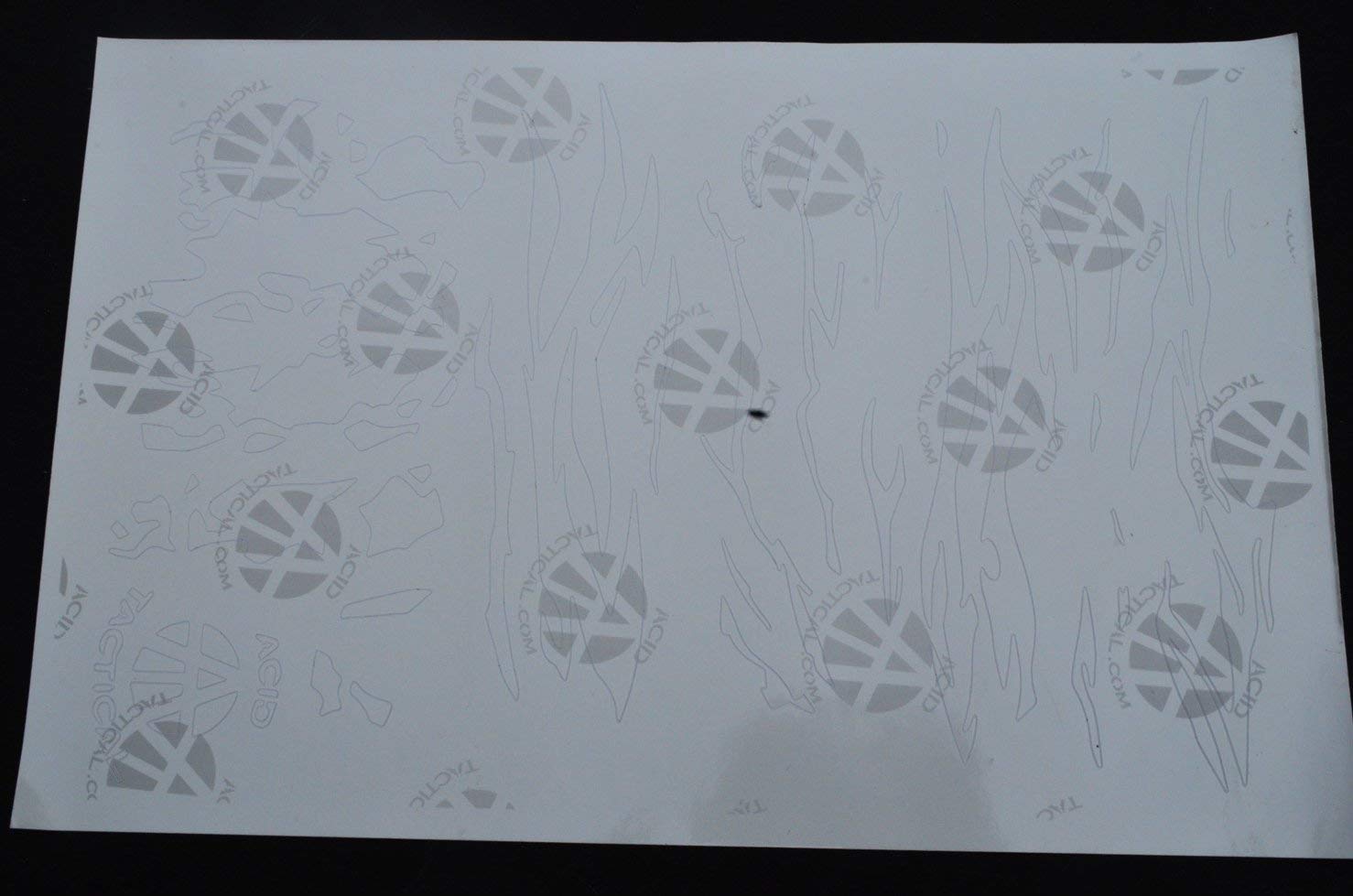 11 Inch Stainless Steel Marine Wheel Acid Tactical Camo Stencils ...