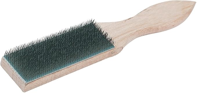 Silverline File Card Brush Wooden 40mm (PB19) : Amazon.co.uk: DIY & Tools