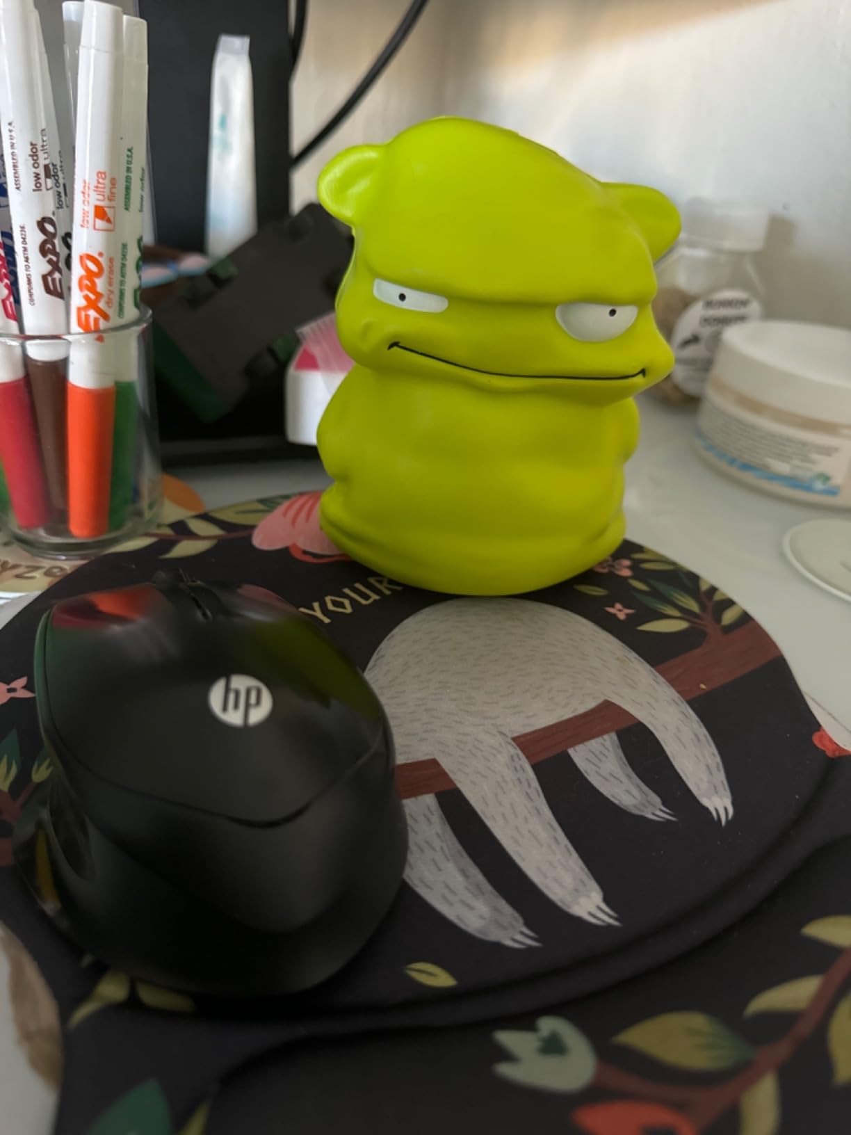 Amazon.com: funnysquee Adorable Mini Green Monster Slow Rising Squishy ...