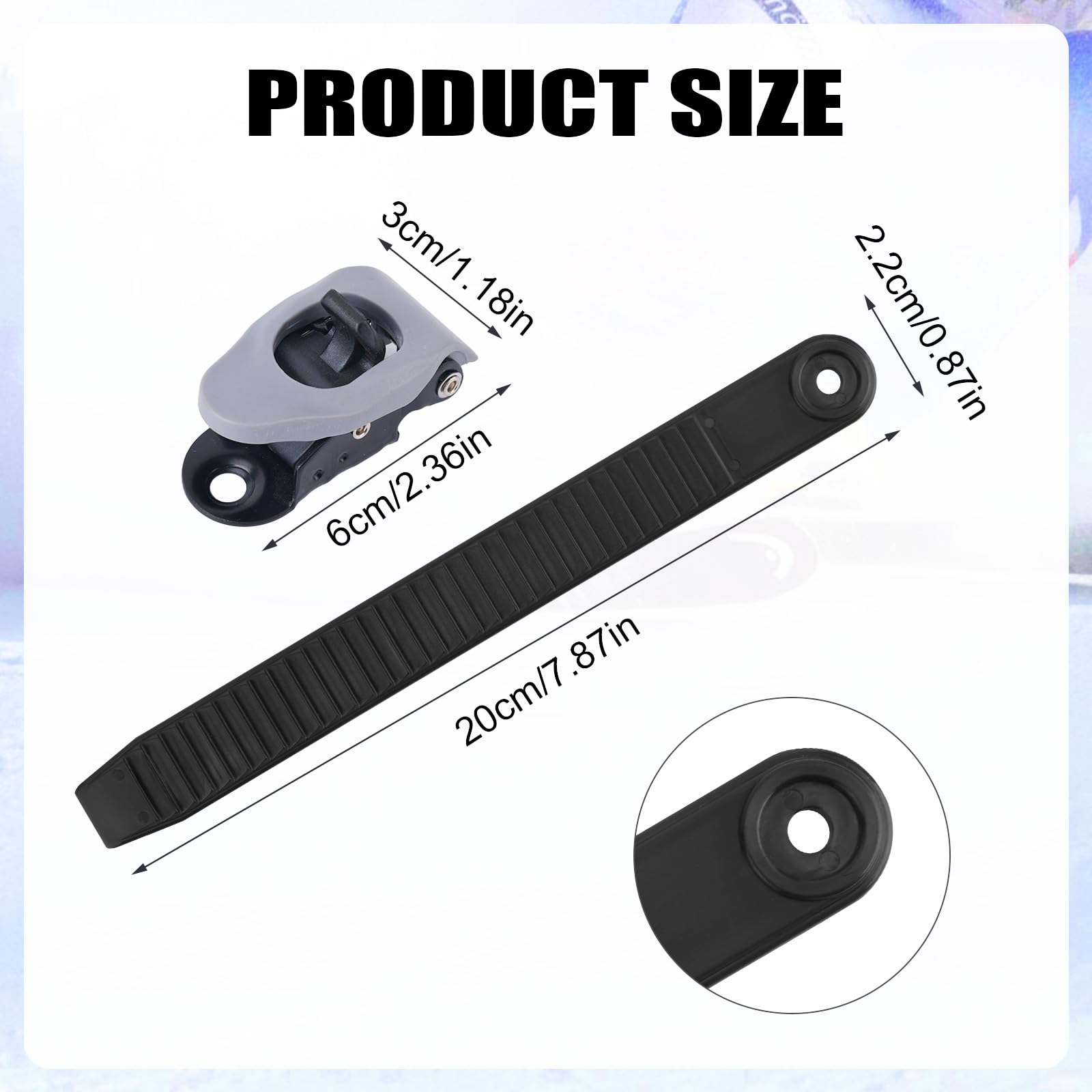 Snowboard Binding Repair Kit BOXOB Pack Of 10 Snowboard Binding Straps ...