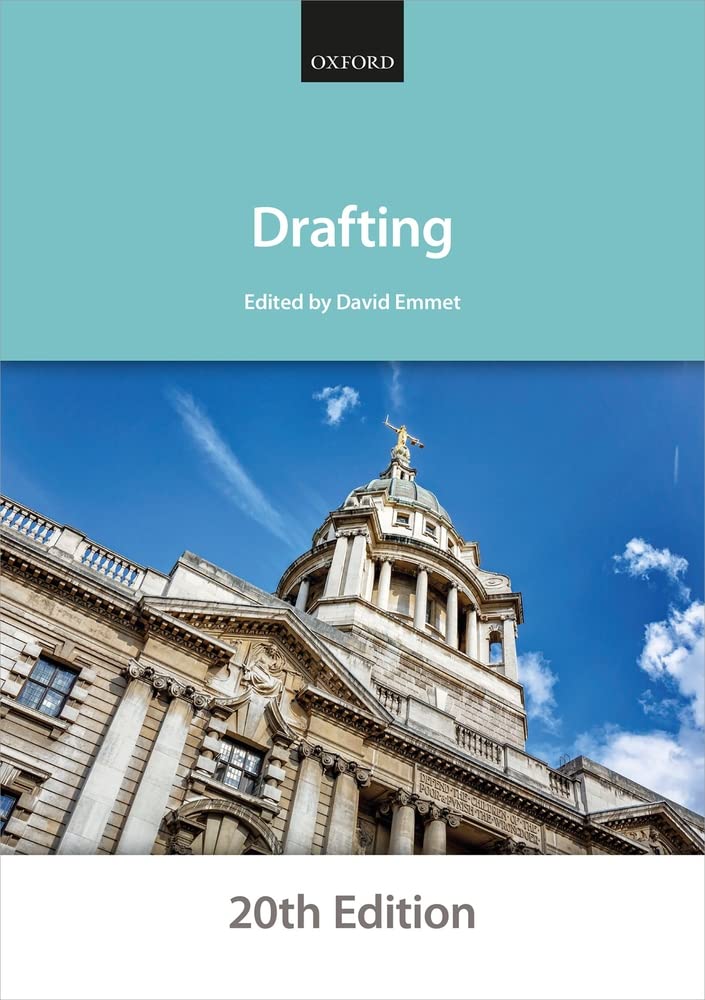 Amazon.com: Drafting (Bar Manuals): 9780198860419: The City Law School ...