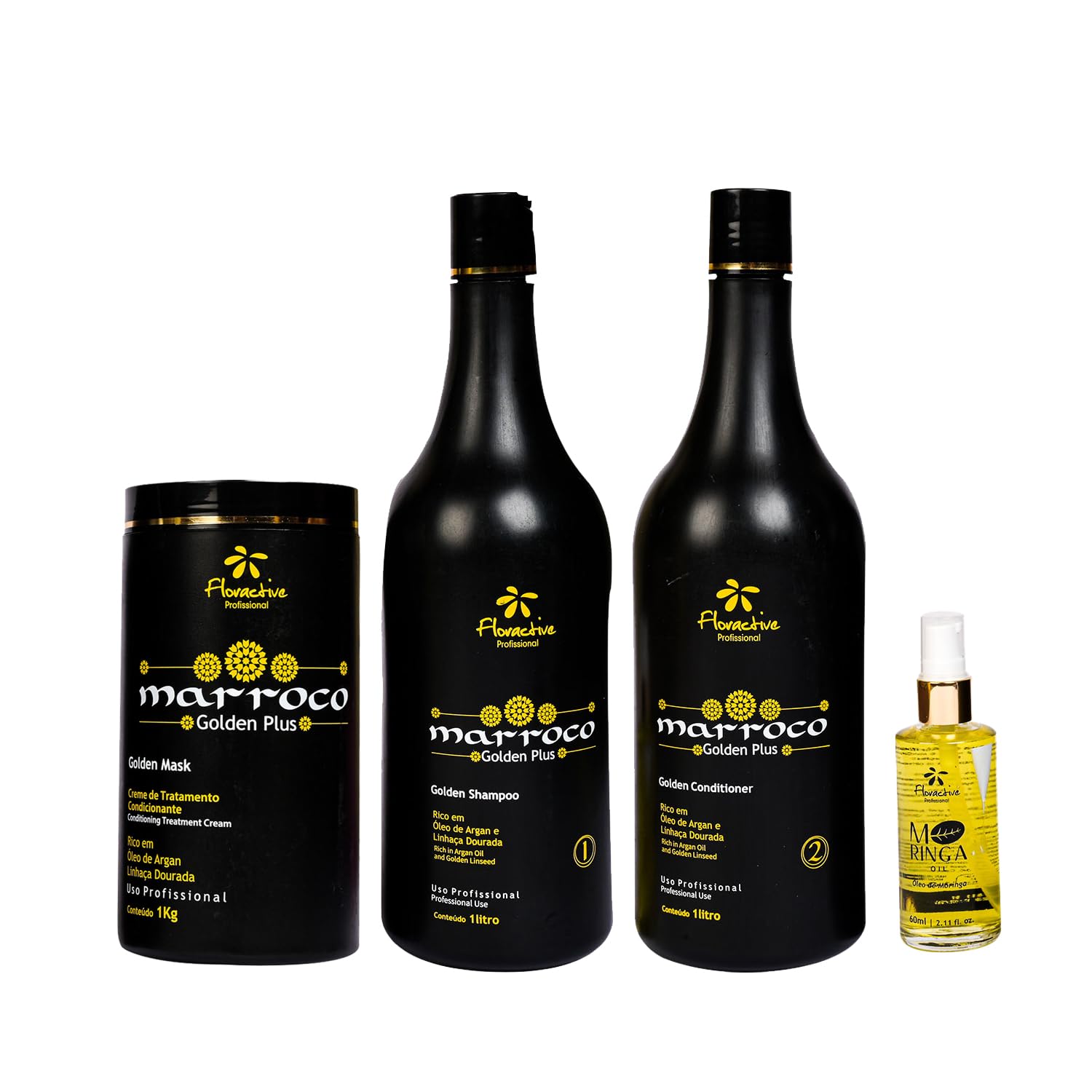 Buy FLORACTIVE PROFISSIONAL Marroco Shampoo & Conditioner 1000Ml With ...