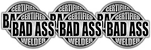 Amazon.com: (x6) Bad Ass Welder Locker Magnet/Welding Fridge Magnet ...