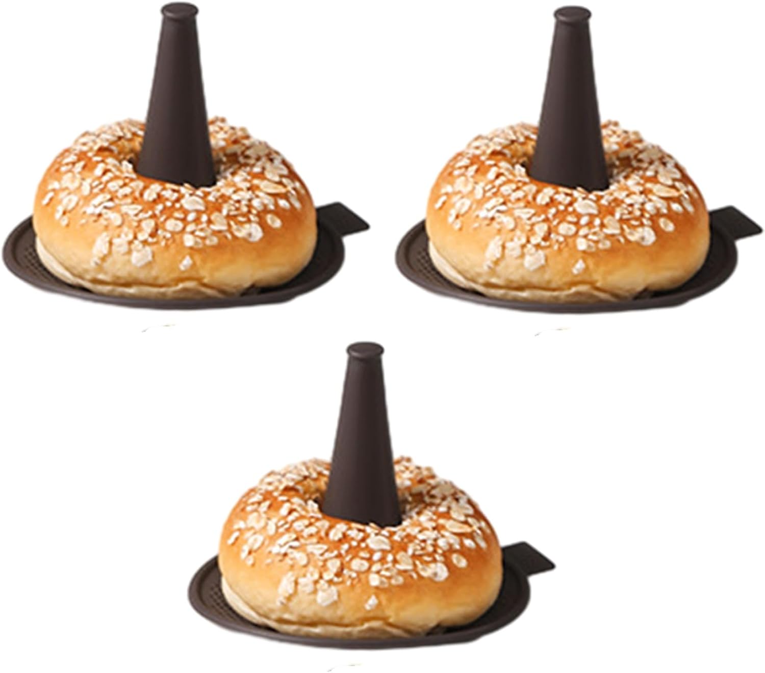 Amazon.com: RUOOU Silicone Donut Mold Set - 3 Pack DIY Cake Mousse ...