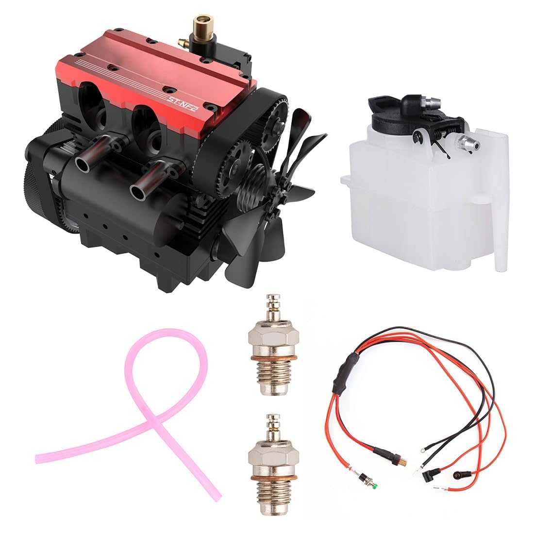 Amazon.com: SEMTO Engine ST-NF2 Mini Engine Kit, L2 Metal Engine Inline ...