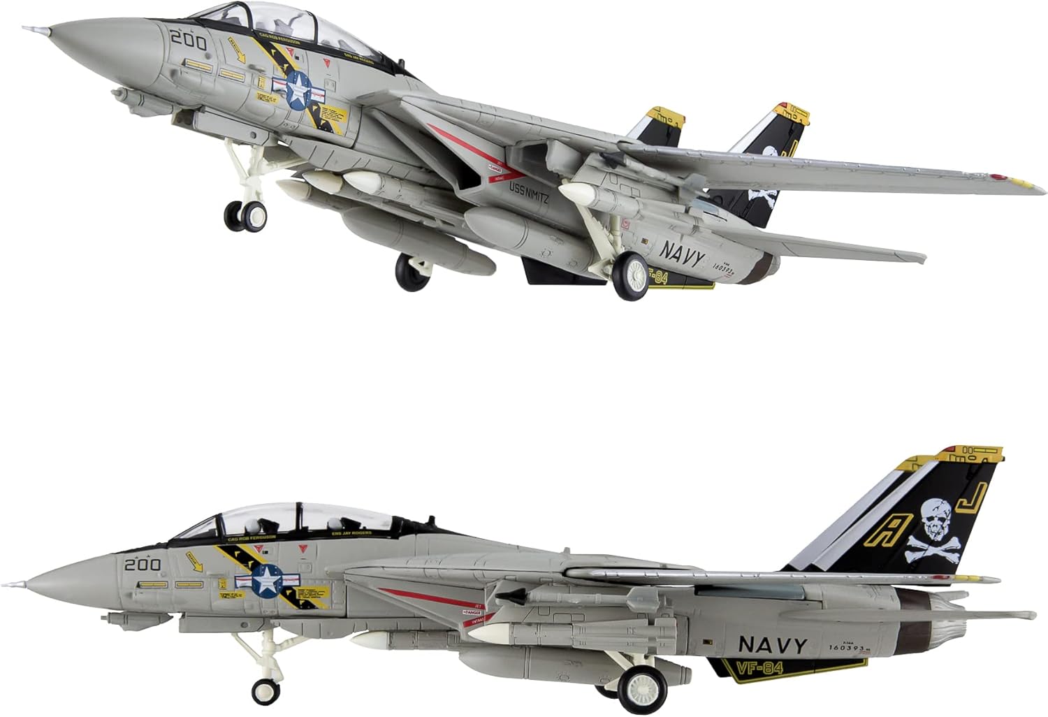 Busyflies Fighter Jet Modelo 1100 Escala F14 Modelo de aviones de ...