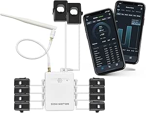 Fusion Energy Smart Home Energy Monitor with 8 50A Circuit Level ...