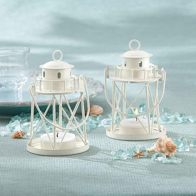 Amazon.com: By the Sea Lighthouse Tea Light Holder : Home & Kitchen