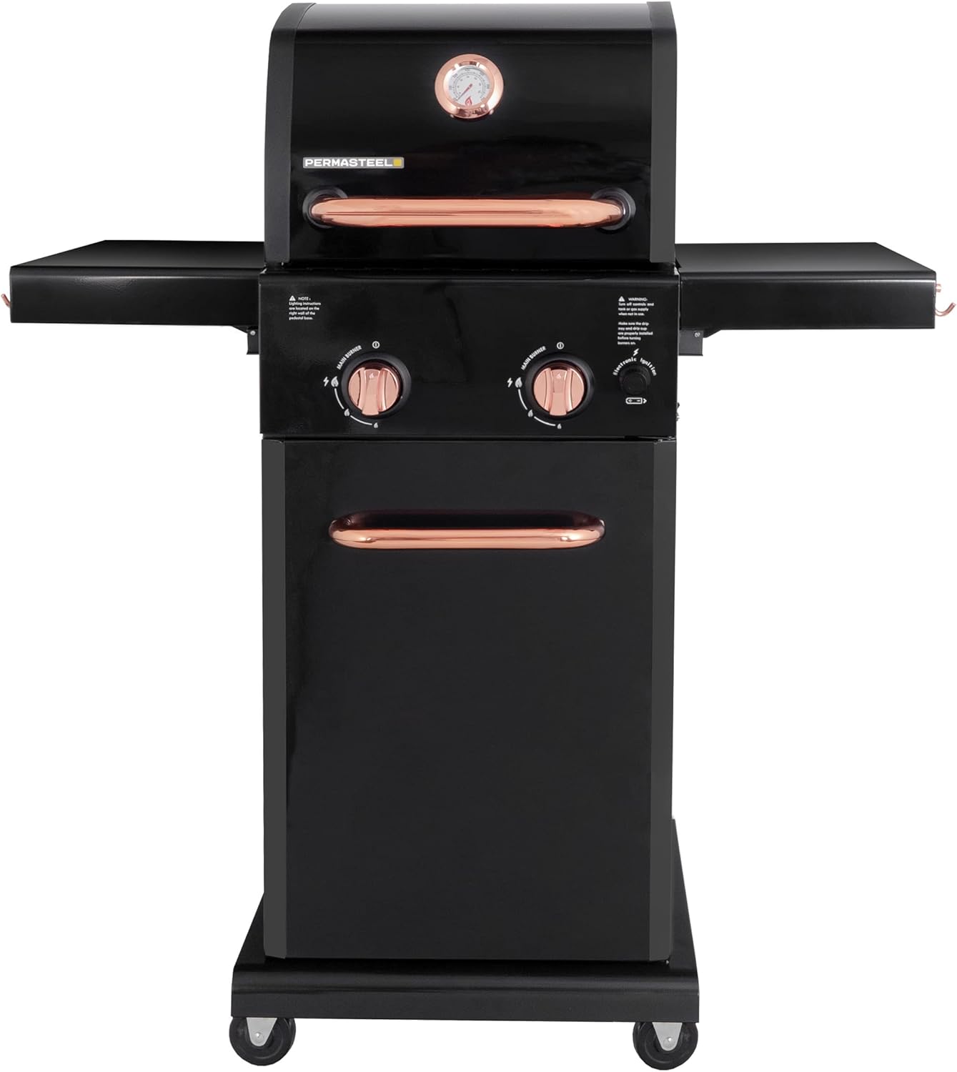 Amazon.com: Permasteel 2-Burner Gas Grill, Foldable Side Tables ...