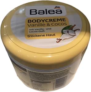 Balea Body Cream Vanilla & Coconut For Dry Skin (500 ml) by Balea: Buy ...