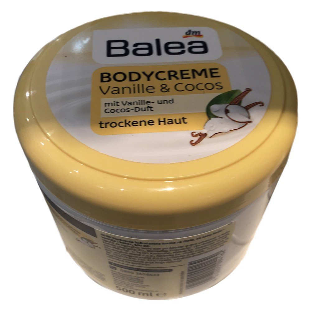 Balea Body Cream Vanilla & Coconut For Dry Skin (500ml) by Balea ...