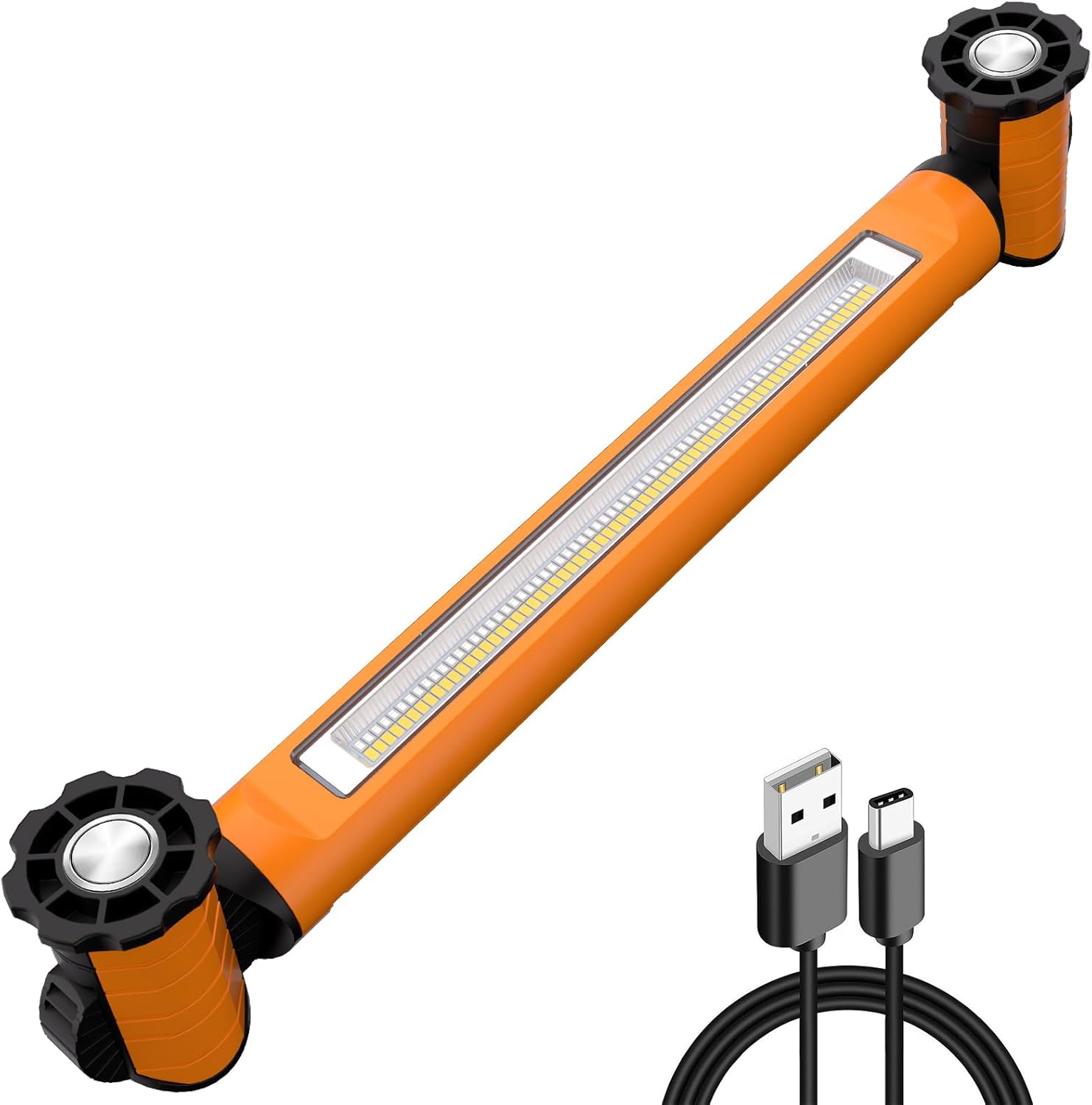 MEIHUA Rechargeable LED Work Lights 5000mAh 3000LM Under Hood Magnetic ...
