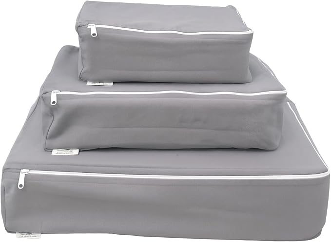 Amazon.com: Forever Cotton Packing Cubes Bag Pure Canvas Travel ...