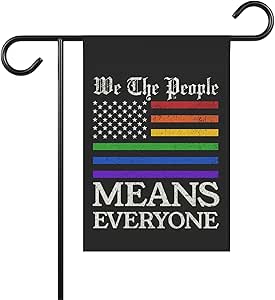 Amazon.com : We The People Means Everyone Flag - We The People Rainbow ...