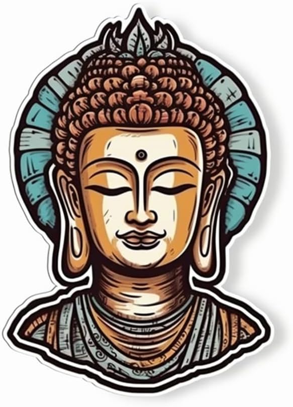 Amazon.com - Yoonek Graphics Buddha Vinyl Decal Sticker for Car, Laptop ...