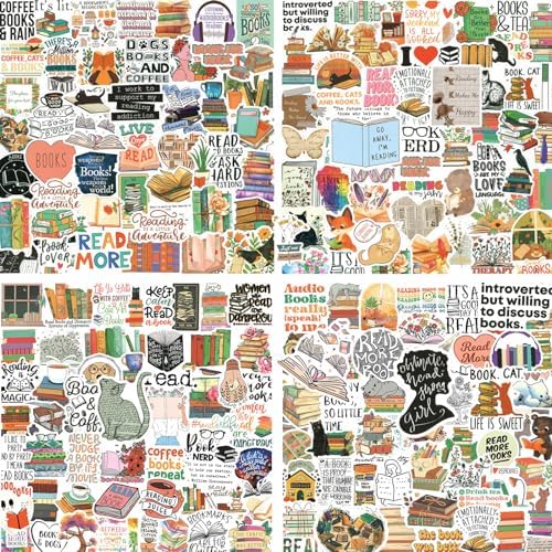 Amazon.com: 200PCS Book Stickers for Kindle, Bookish Stickers, Booktok ...