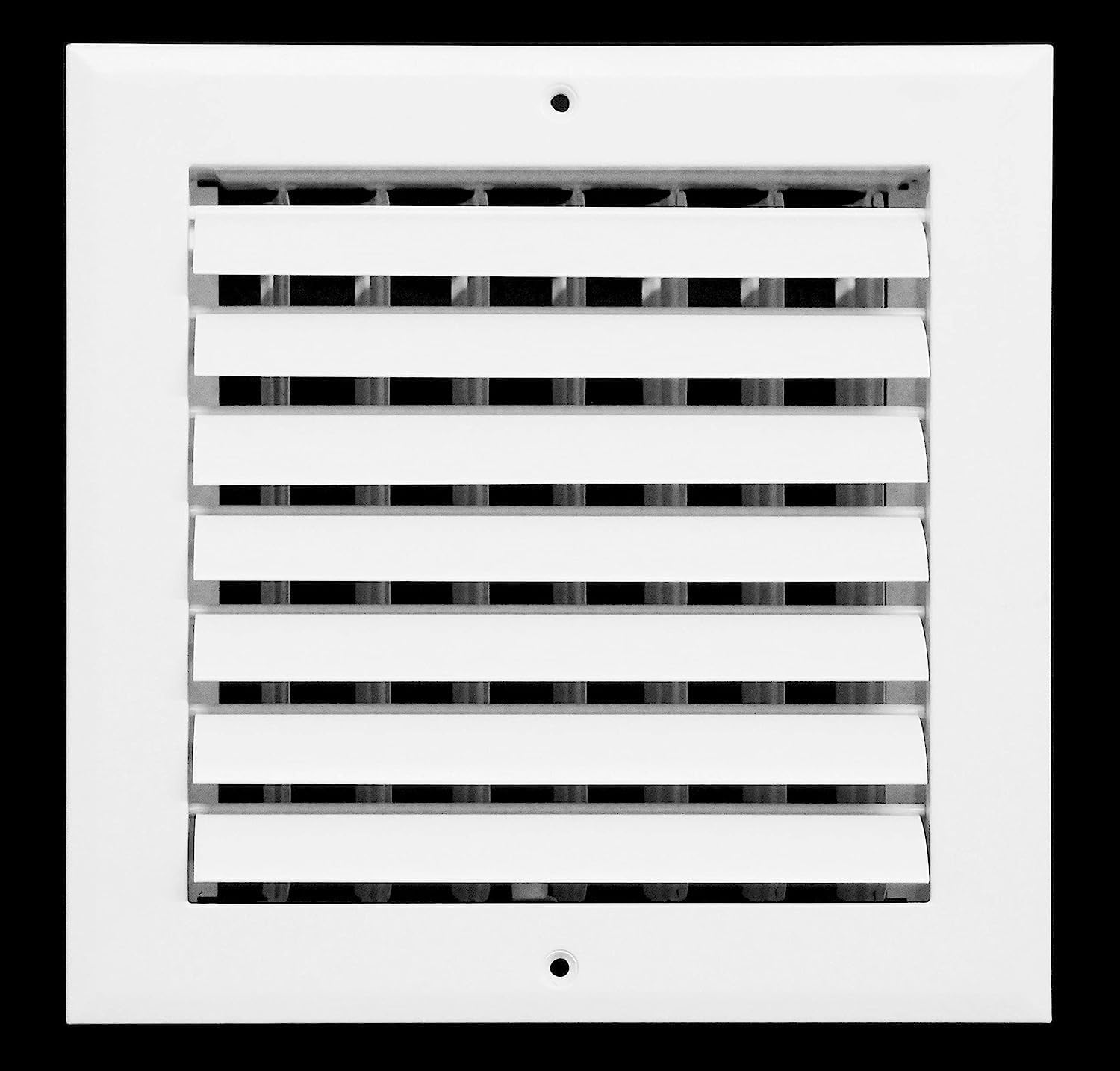 Aluminum 6 x 6 Inch 1-Way Air Duct Register White Vent Cover for ...