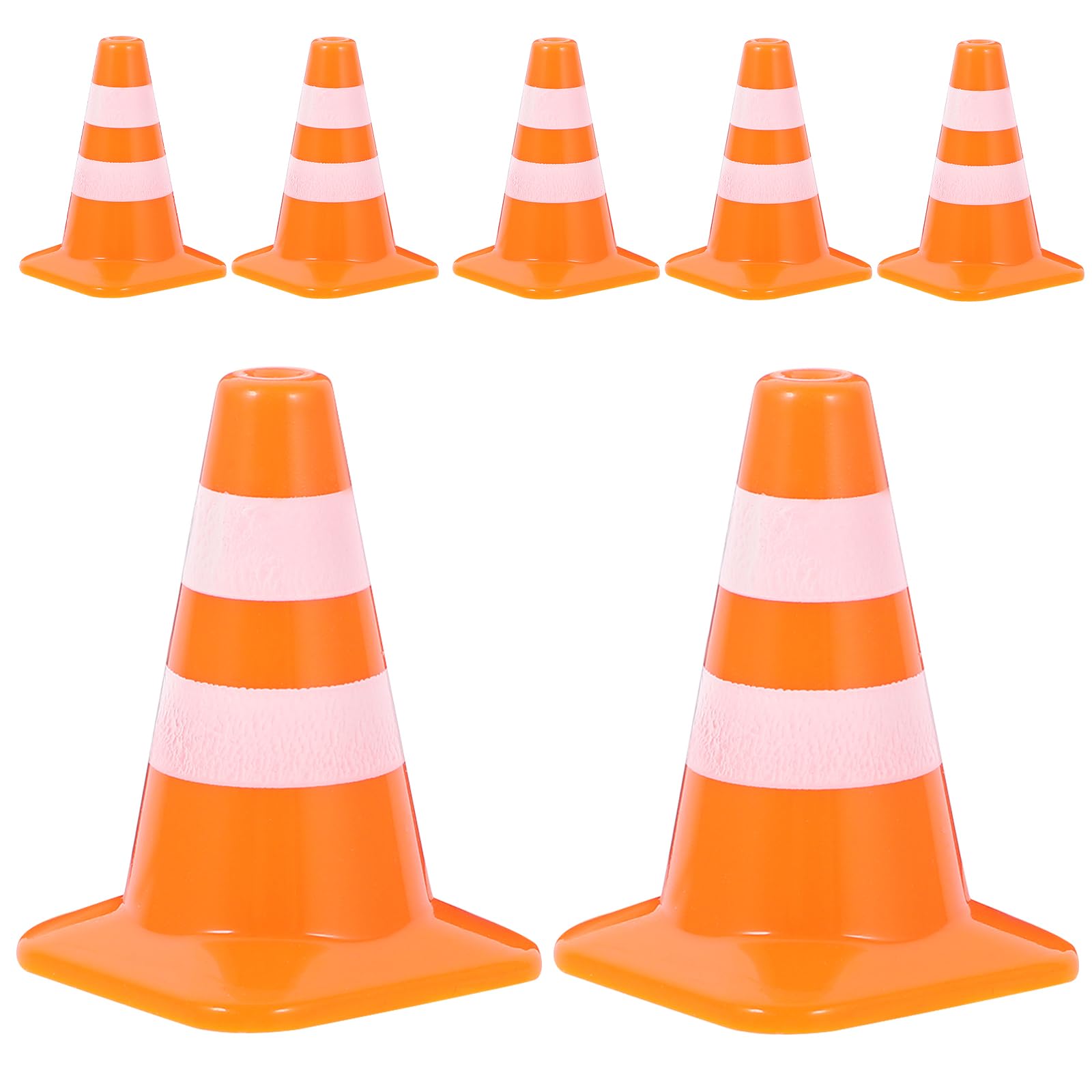 Amazon.com: Toddmomy Kids Toys Road Cones Orange Mini Traffic Cones ...