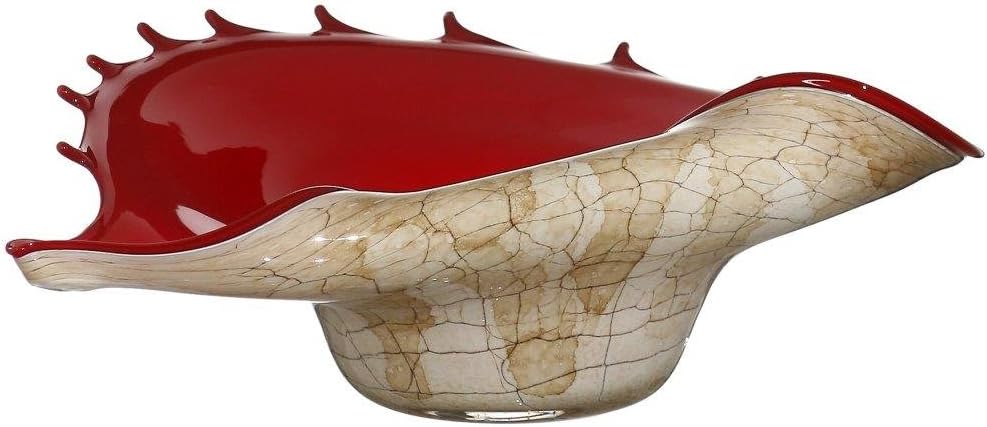 Amazon.com: JOZEFINA ATELIER Shell Platter Marble Red 589 : Home & Kitchen