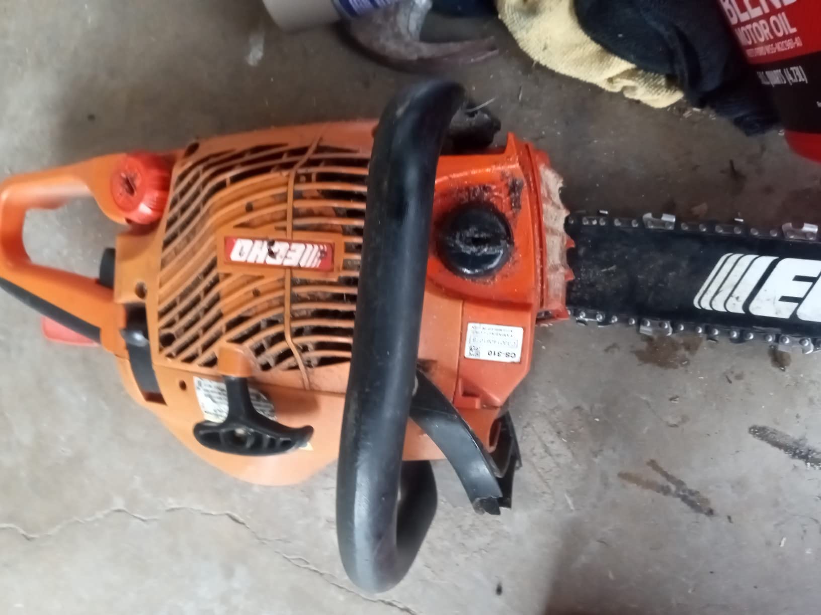 Amazon.com: Trimmers Parts Genuine OEM Echo P021005581 Chainsaw Oil Cap ...