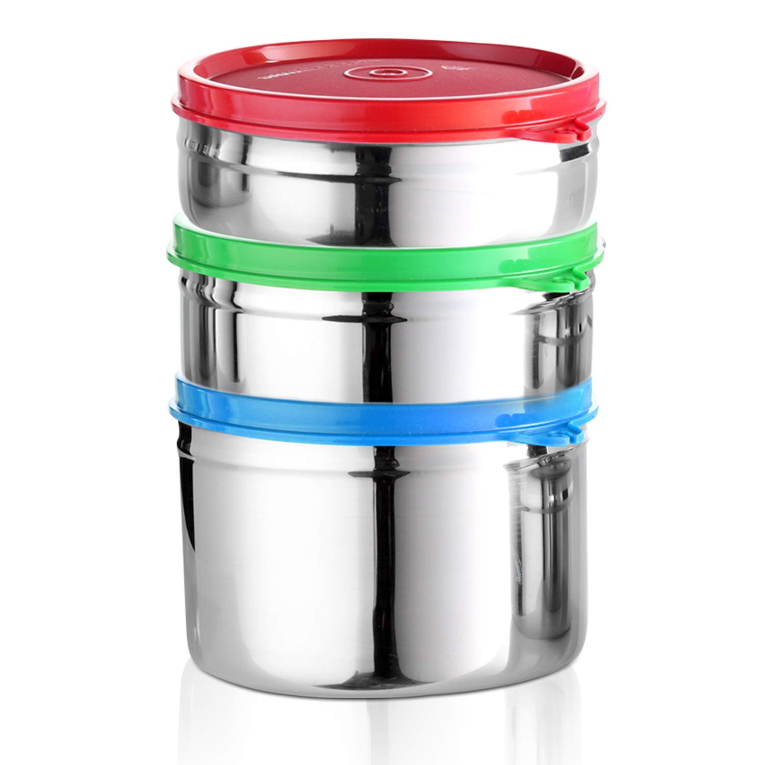 Amazon.com: Signoraware Stainless Steel Containers Set | Eco Friendly ...