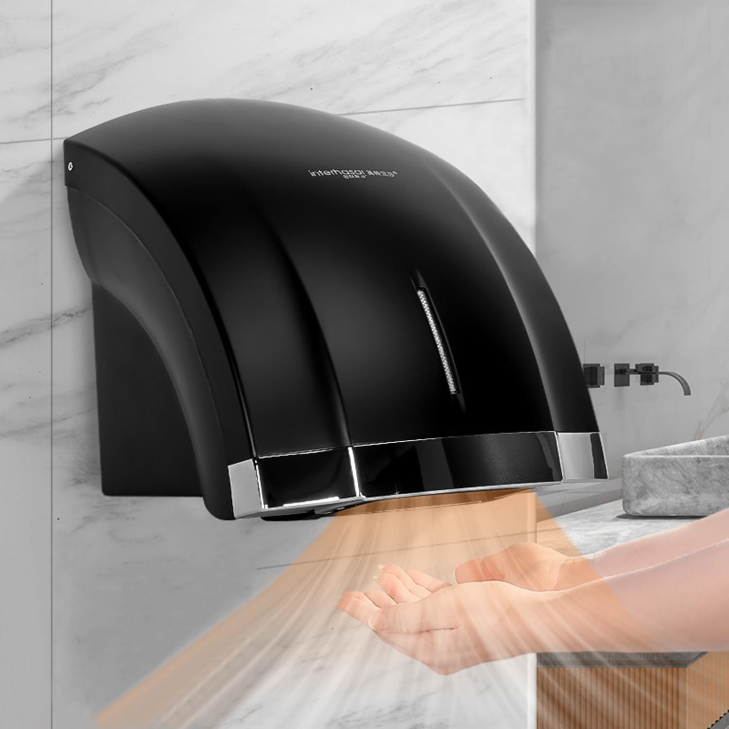 Hand Dryer Commercial Frstem 1400W Commercial Hand Dryer - High Speed ...
