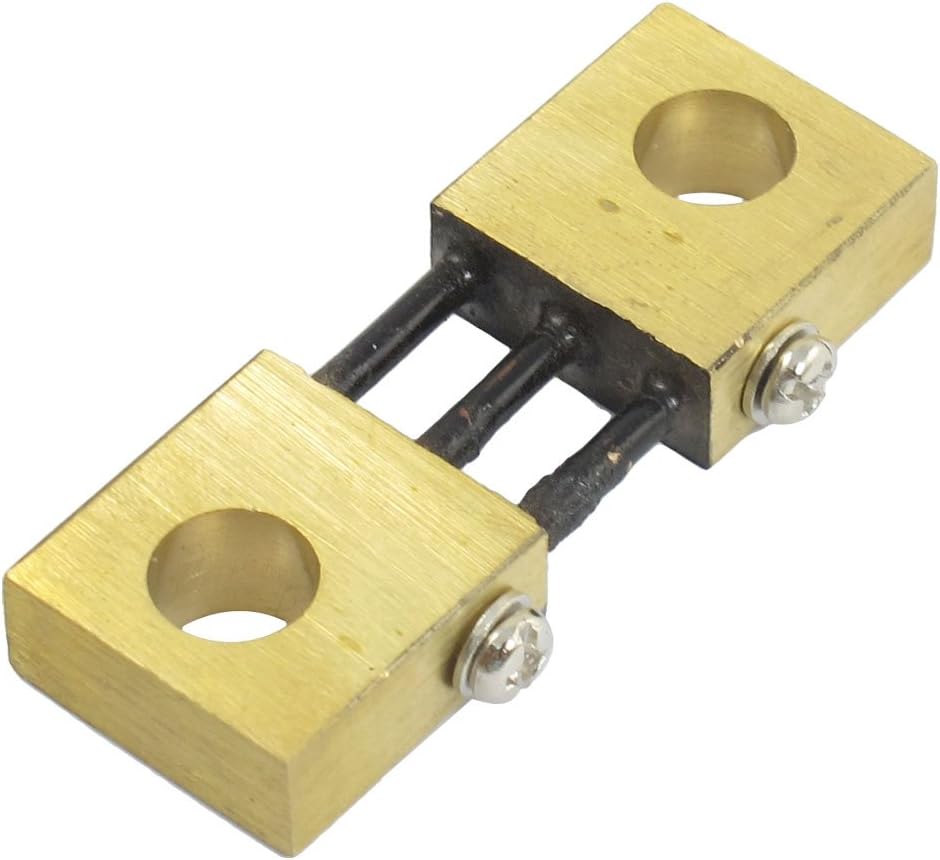 Amazon.com: IIVVERR FC-1 200A Current 75mV Voltage Gold Tone Metal ...