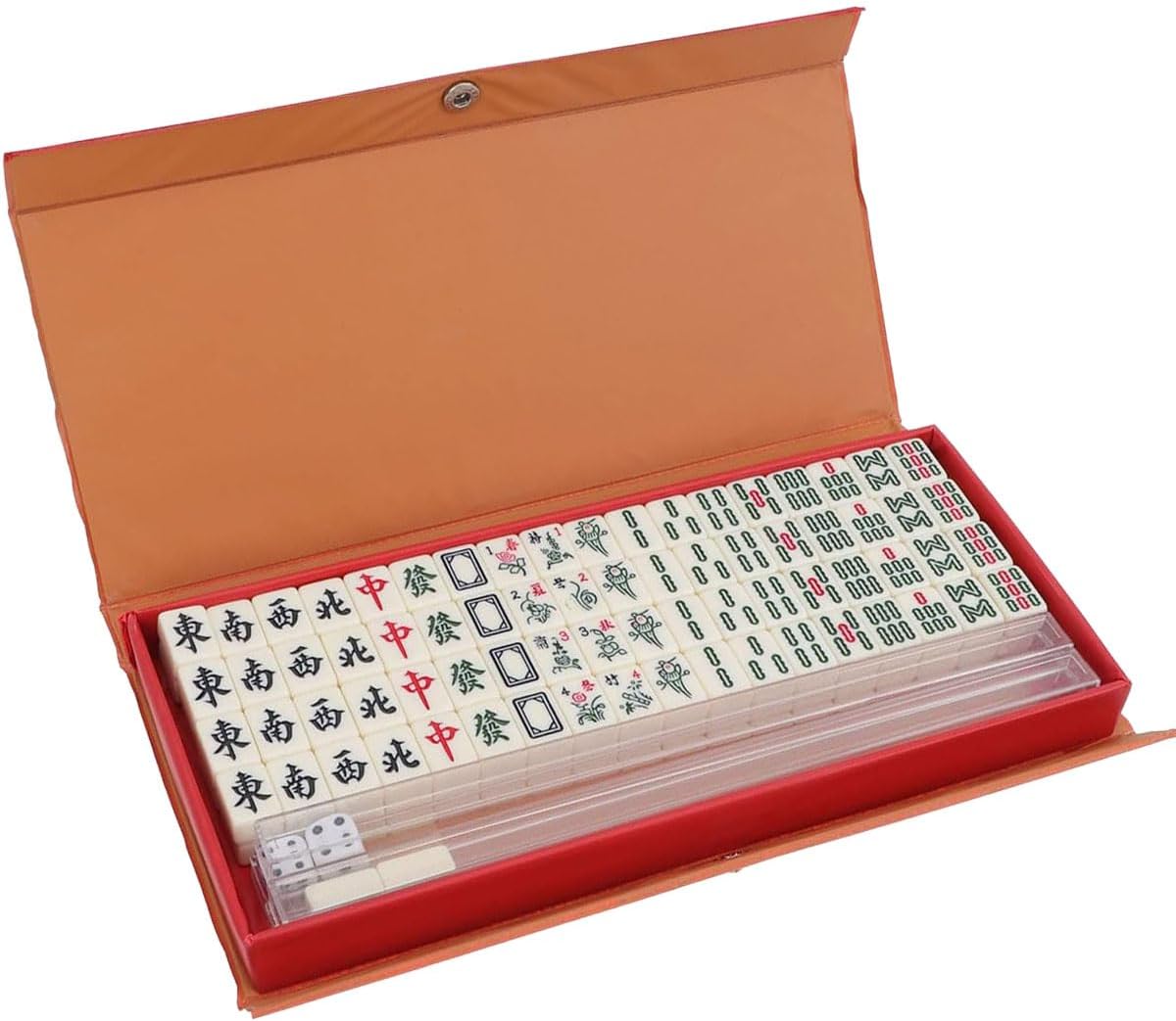 Amazon.com: Mini Mahjong Set, 4 Blank Tiles Support More Gameplay ...
