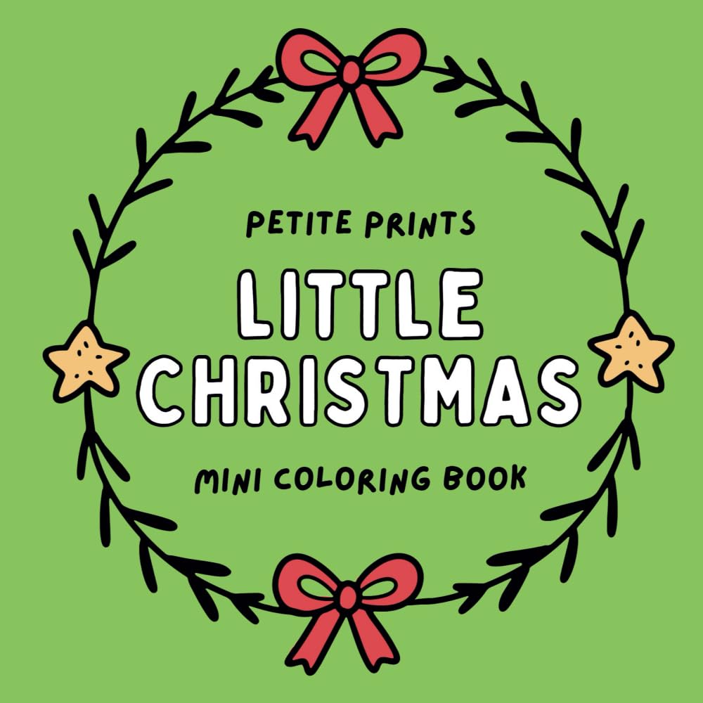 Amazon.com: Little Christmas: Mini Coloring Book: Bold & Easy for ...