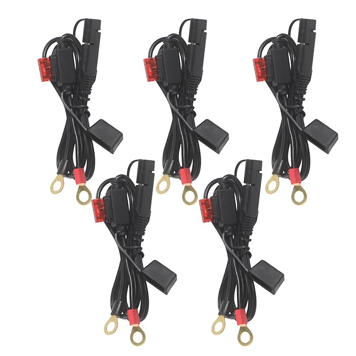 Buy [ 5 PACK] Sae to O Ring Terminal Harness 2FT - Sae Eyelet Ring ...