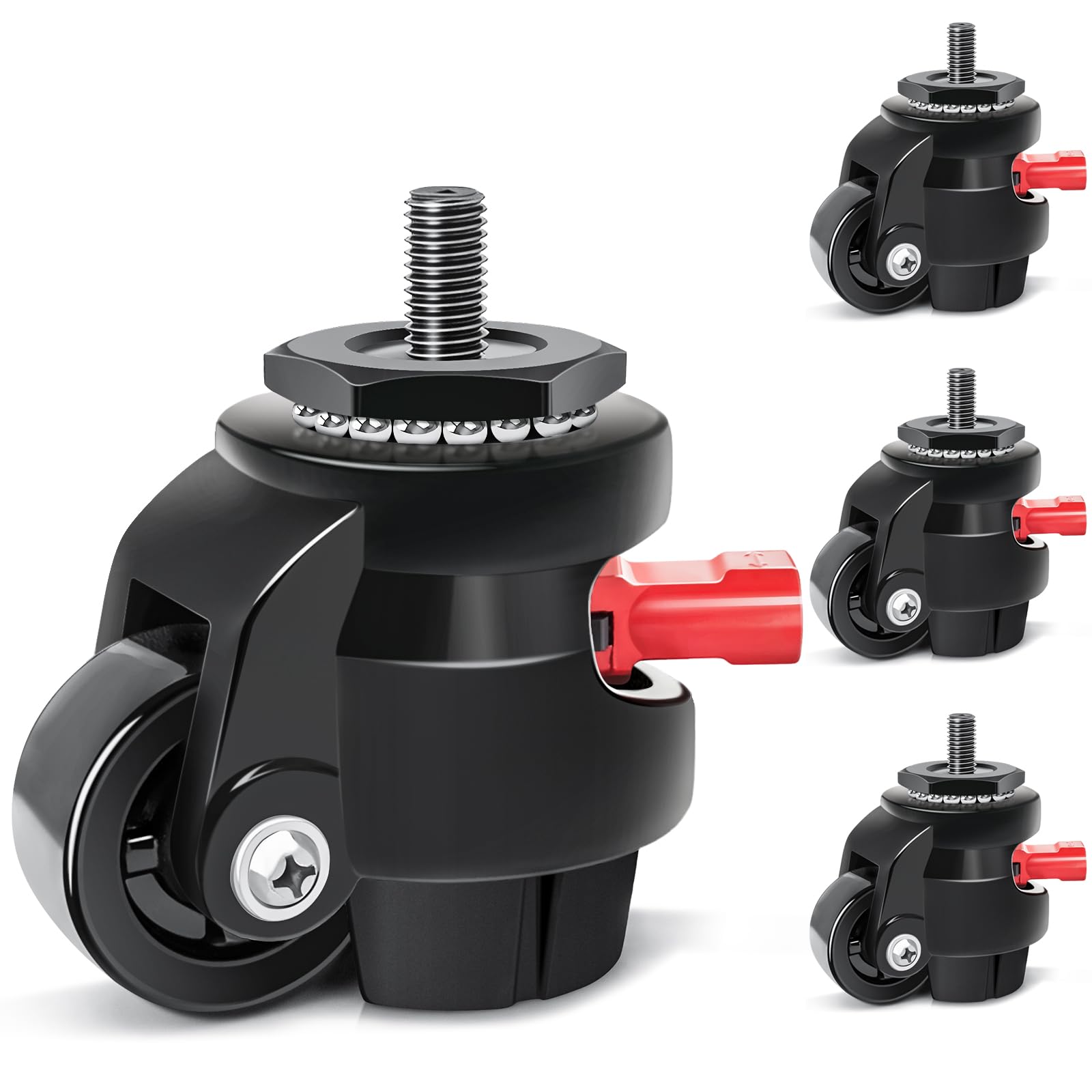 Snapklik.com : Nefish Leveling Stem Casters M12-1.75x25mm, Workbench ...