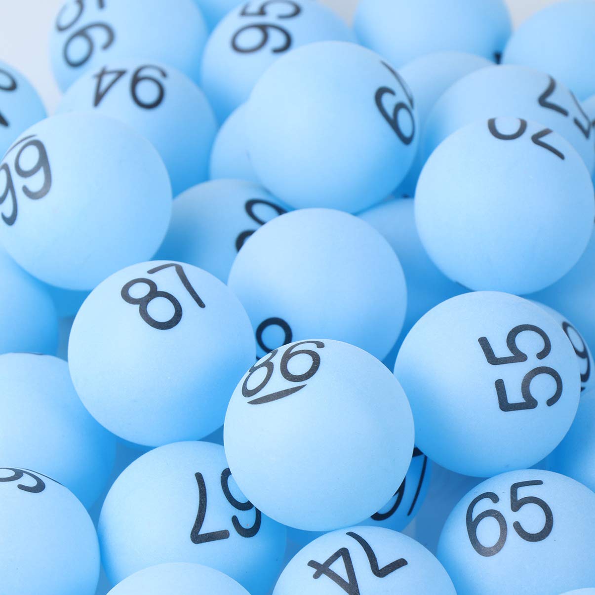 TOYANDONA 100 Pieces Numbered Balls, 1-100 Balls Table Tennis Balls ...