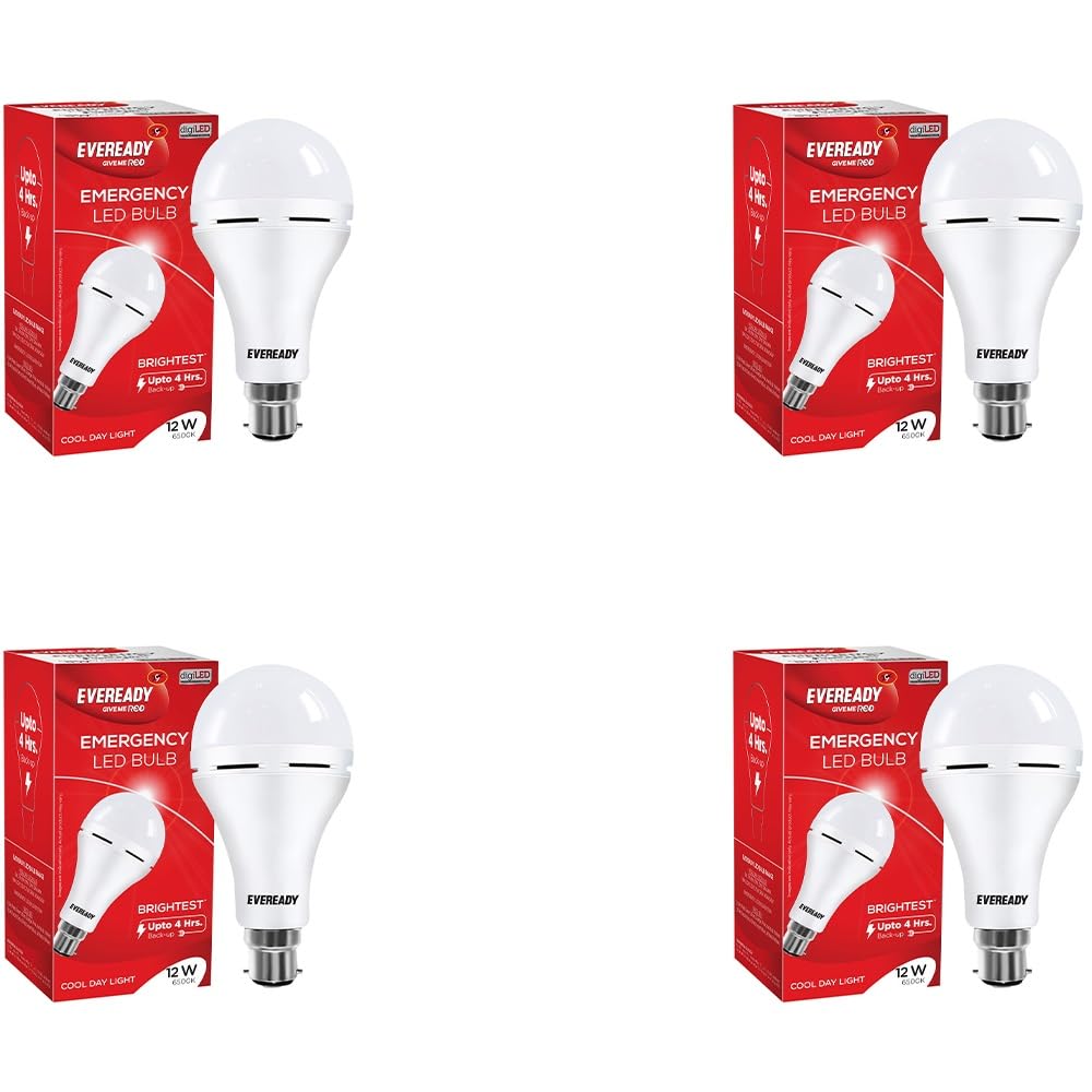 Eveready 12w B22d Emergency Inverter Led Bulb Cool Day Light ...