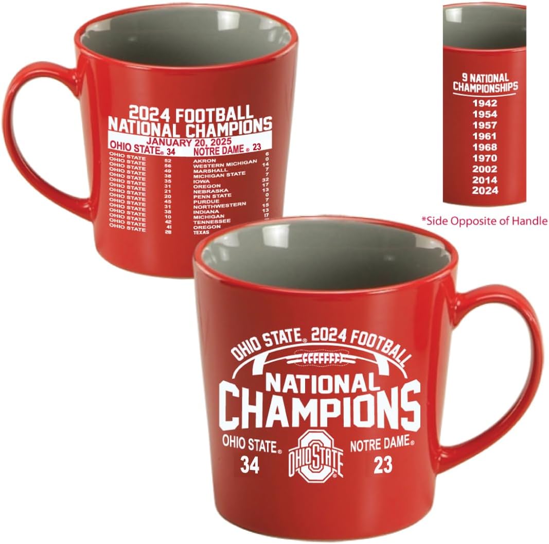 Amazon.com: R.F.S.J. Ohio State Buckeyes 2024 NCAA National Champions ...