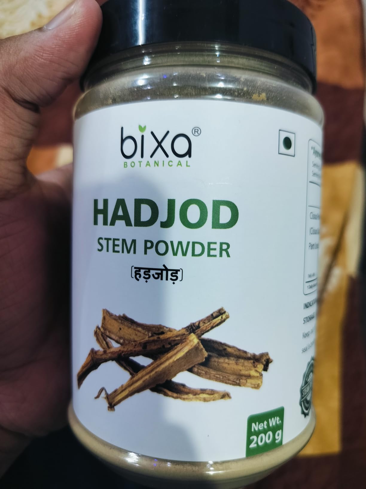 Bixa Botanical Hadjod Powder Cissus Quadrangularis | Supports Bones ...