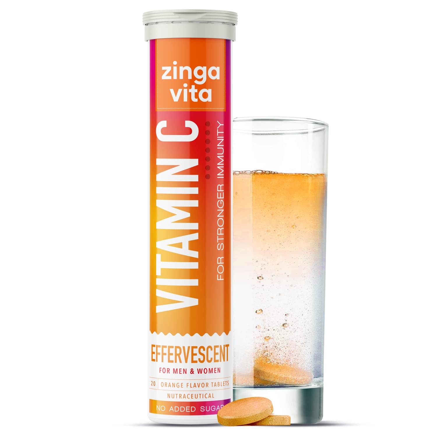 Buy Zingavita C 1000mg + Zinc Effervescent s (20 Fizz Tab) Natural Amla ...